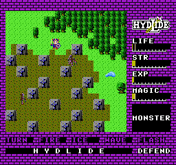 Hydlide - Nintendo Entertainment System
