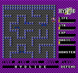 Hydlide - Nintendo Entertainment System